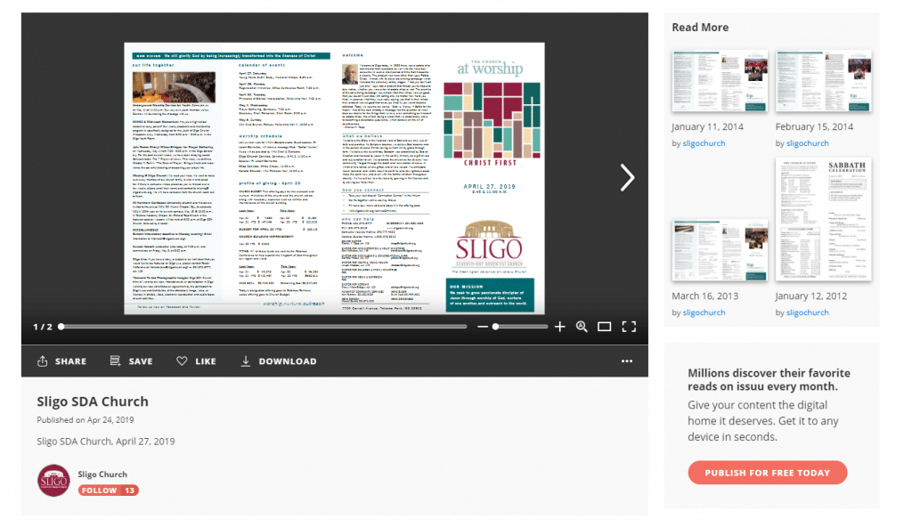 How to Create an ‘AND’ Strategy for your Weekly Paper Church Bulletin ...